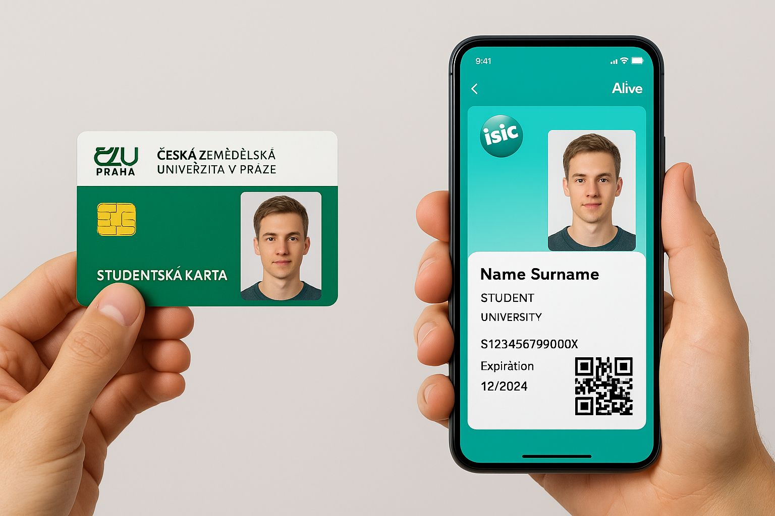 Studentská karta ČZU vs. ISIC: Jaký je rozdíl a co potřebujete pro ...